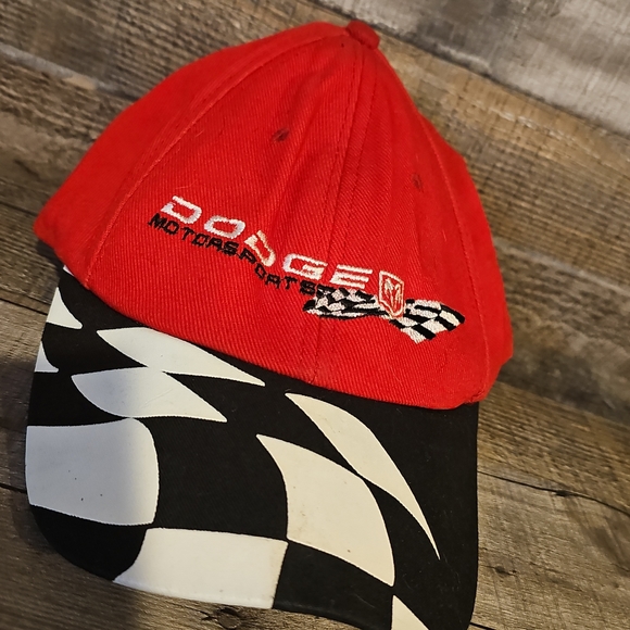 Dodge | Accessories | Dodge Motorsports Checkered Flag Trucker Hat ...